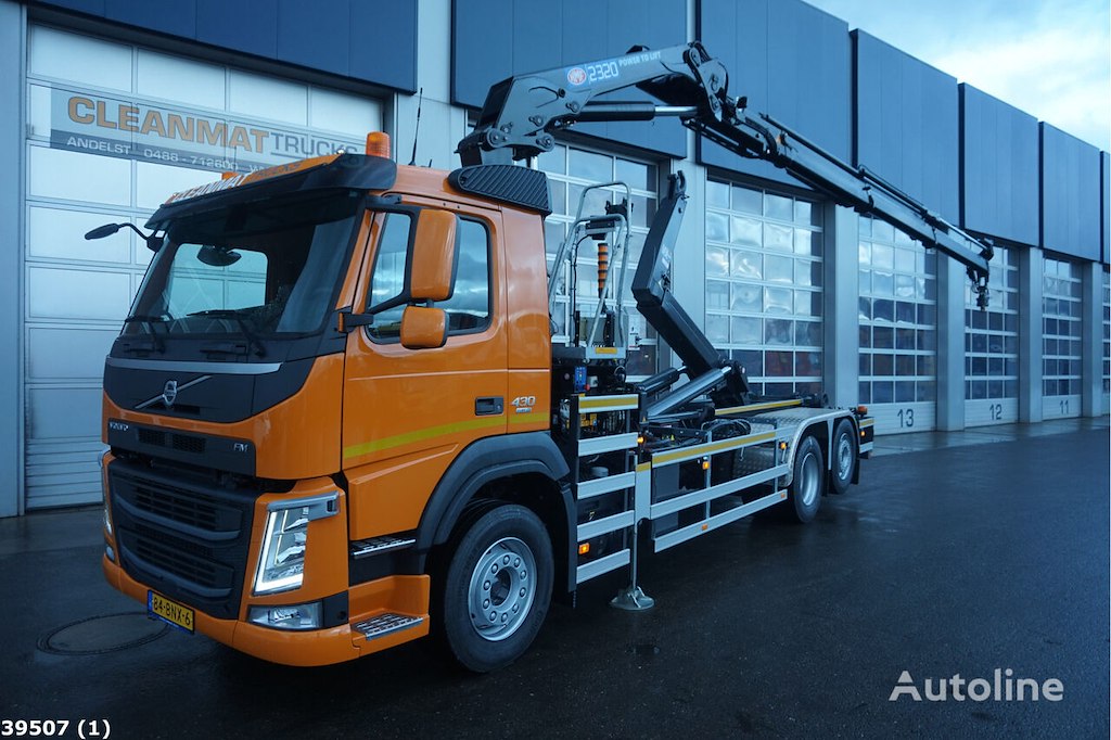 Volvo FM 440 HMF 23 ton/meter laadkraan kamion rol kiper