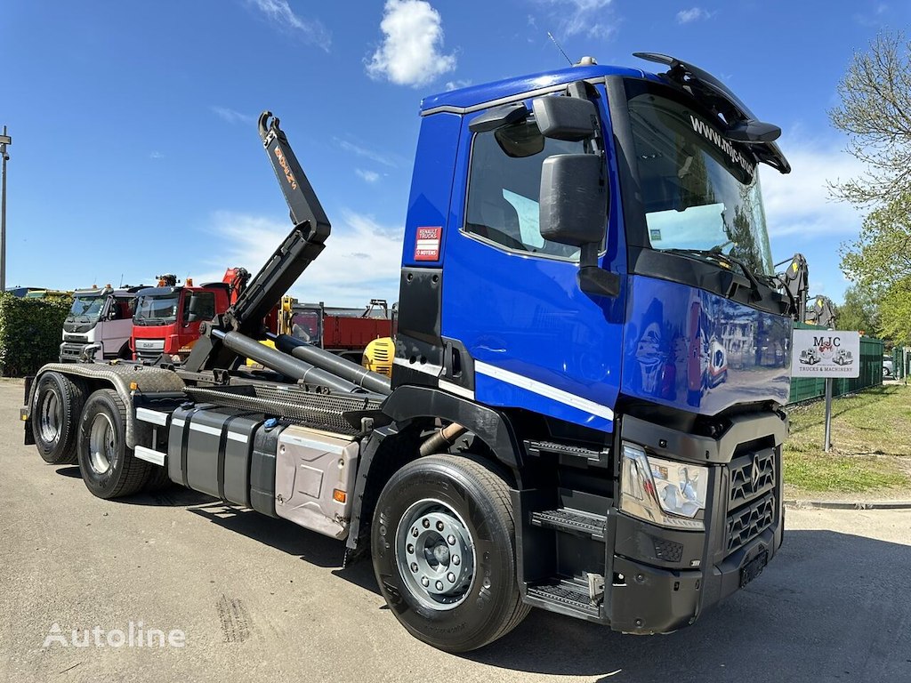 Renault C 430 6x2 - MEC HOOKLIFT 20T / 560cm - LIFT-AXLES / 10 TIRES - 2 kamion rol kiper