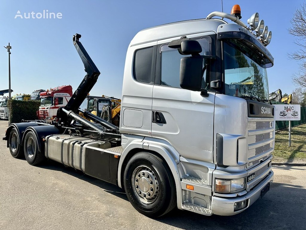 Scania 144G-530 V8 6x4 HOOKLIFT 20T MEILLER - FULL AIR SUSPENSION - OPT kamion rol kiper