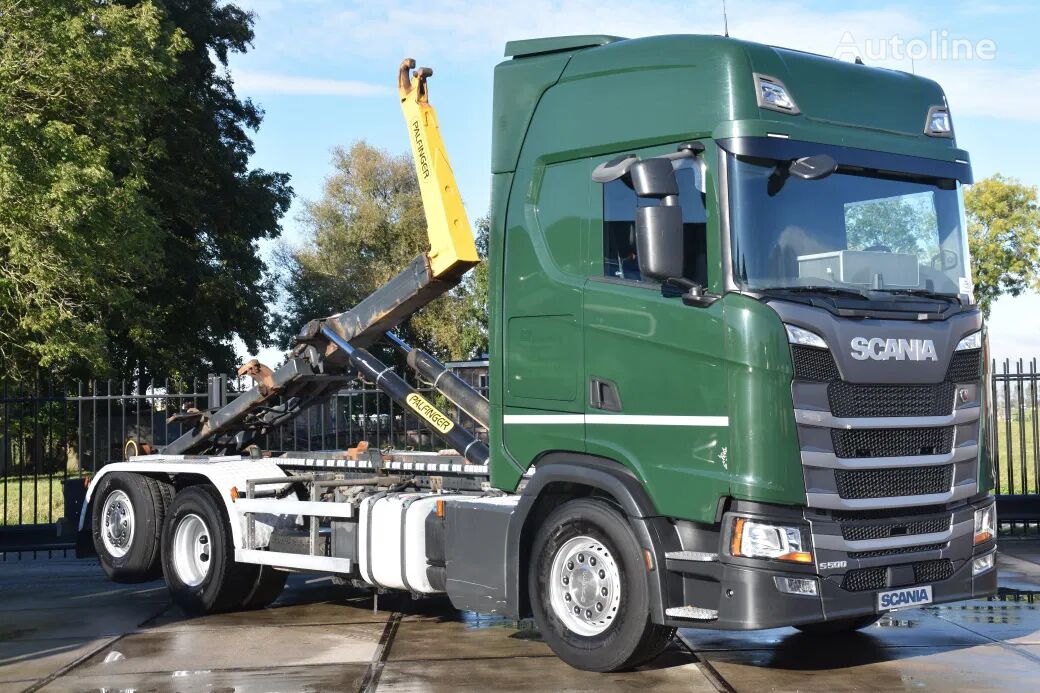 Scania S500 NGS 6x2*4 - HOOKLIFT - RETARDER - 451 TKM - PARK. AIRCO - 2 kamion rol kiper