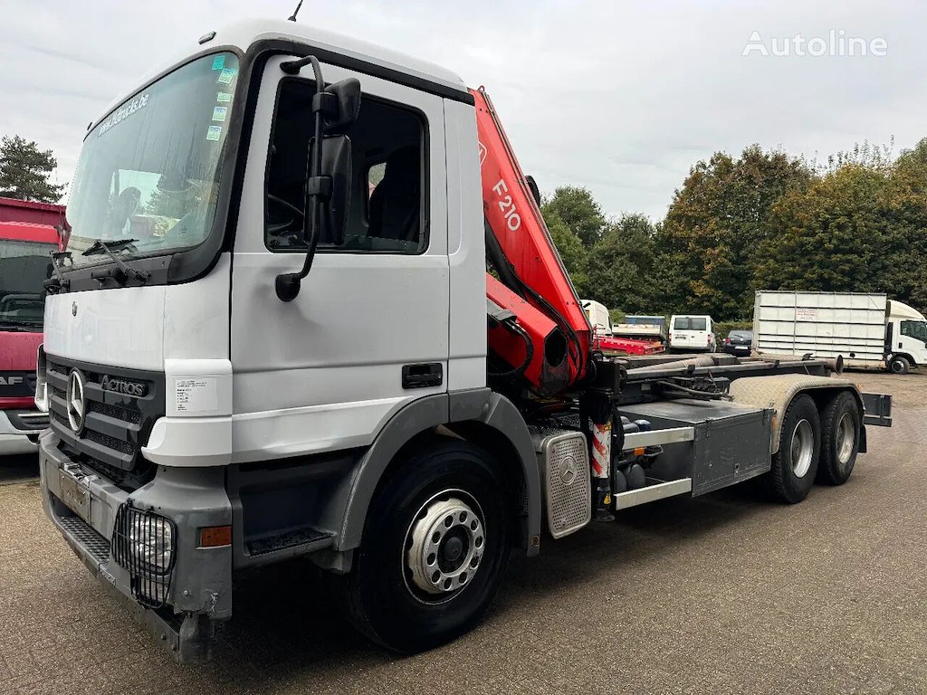 Mercedes-Benz Actros 2636 **6X4-BELGIAN TRUCK-FASSI F210 + RADIOSTEERING** kamion rol kiper