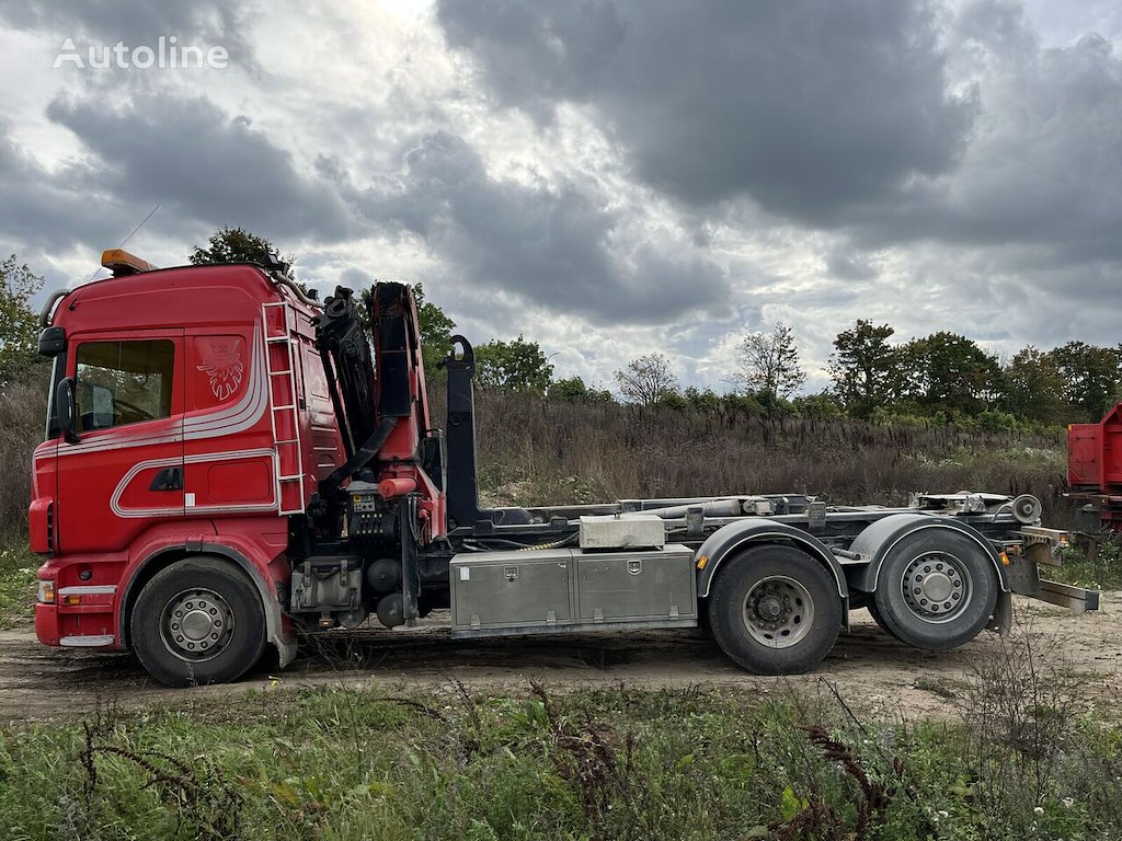 Prodaje se Scania R 470 LB6X2*4HNA + Palfinger + Hooklift rol kiper sa kukom na aukciji