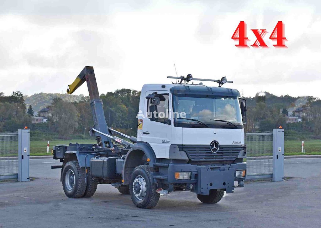 Mercedes-Benz ATEGO 1828 * ABROLLKIPPER * TOPZUSTAND / 4x4 kamion rol kiper