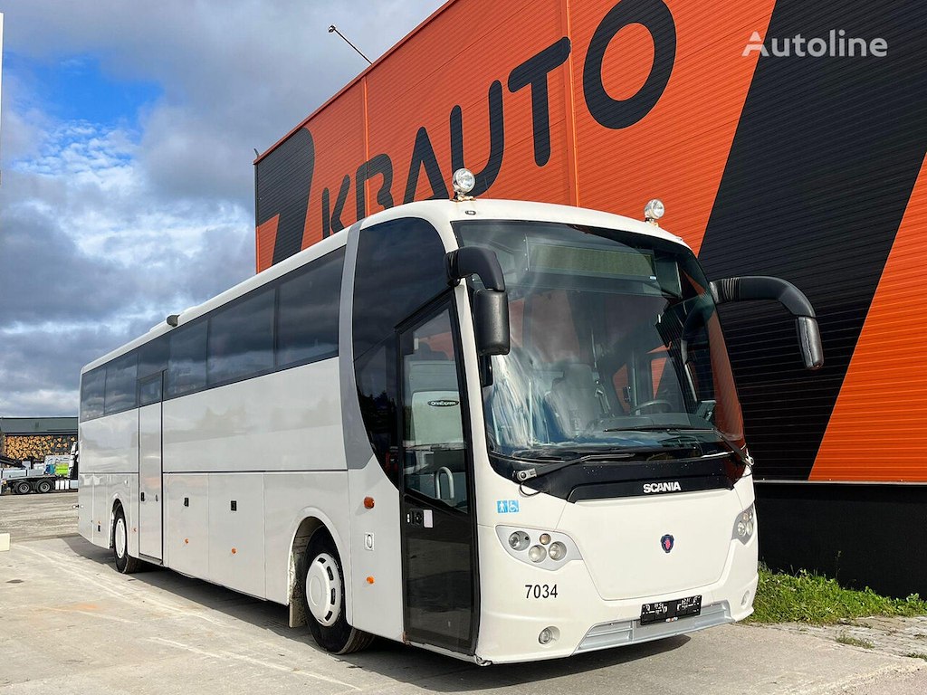 Scania K 360 4x2 Omniexpress 46 SEATS / AC / AUXILIARY HEATING / WC / W prigradski autobus