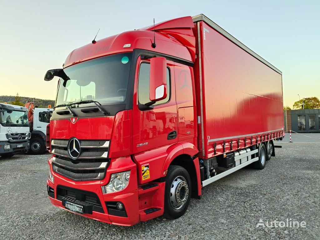 Mercedes-Benz ACTROS 2543 / 6x2 / FIRANKA 8.20m / EURO 6 / 690 TYS KM / kamion sa klizna zavesa cerada