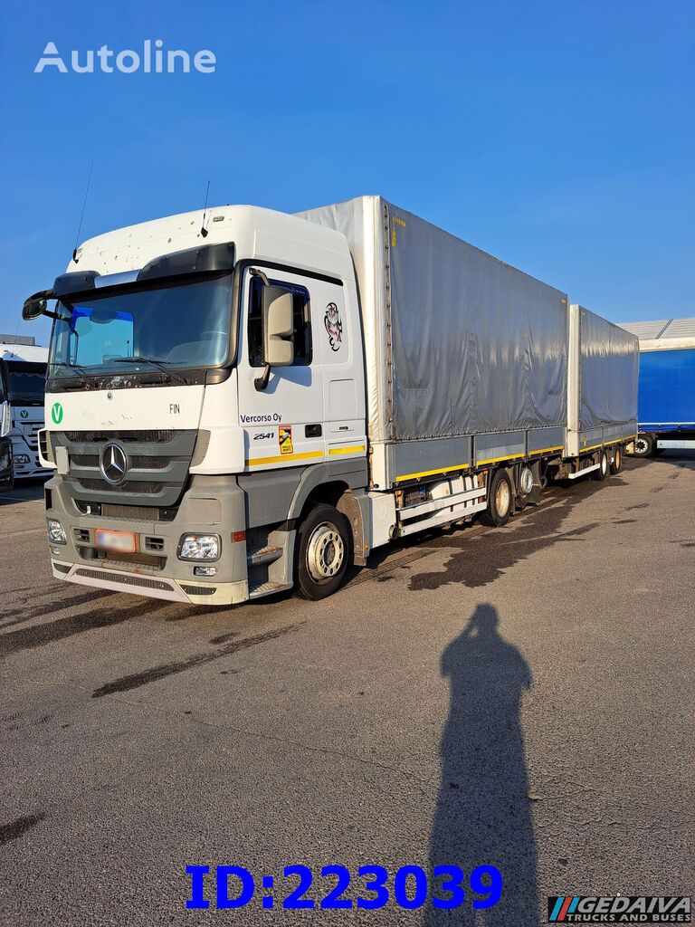 Mercedes-Benz Actros 2541 6x2 Euro5 kamion sa klizna zavesa cerada + prikolica sa ceradom