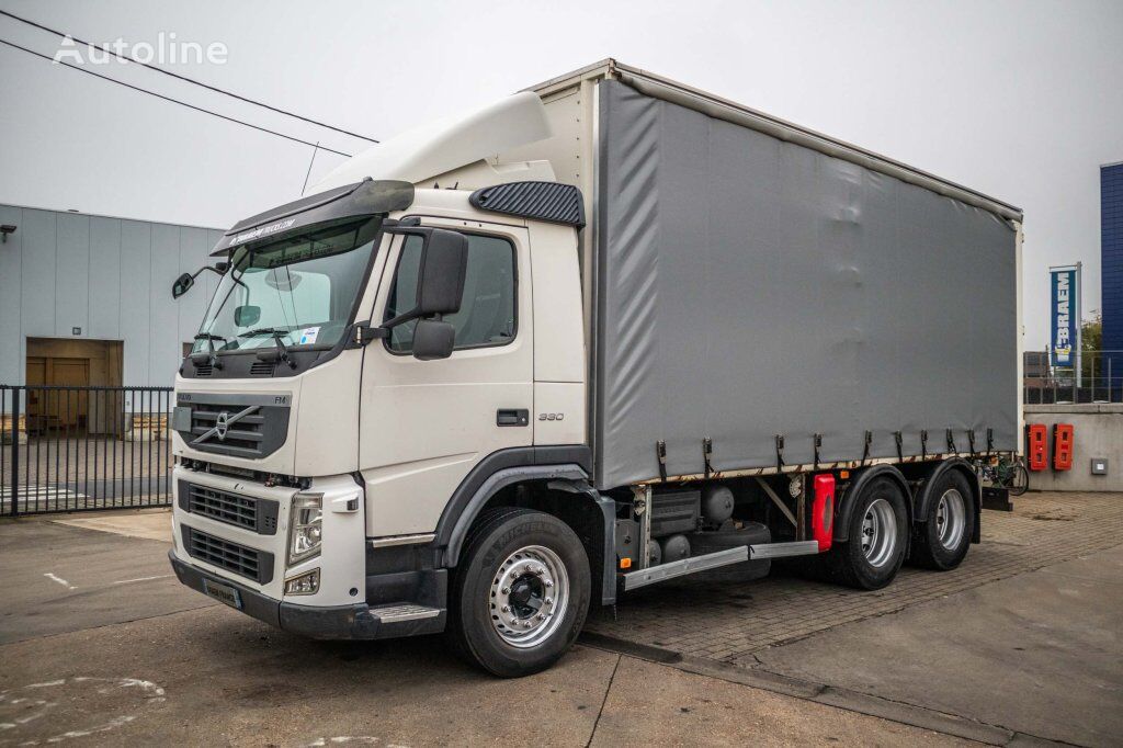 Volvo FM 330-6x2-E5+10 pneus/tires kamion sa klizna zavesa cerada