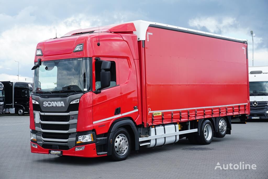 Scania R 450 / ACC / EURO 6 / FIRANKA / 19 PALET / RETARDER kamion sa klizna zavesa cerada