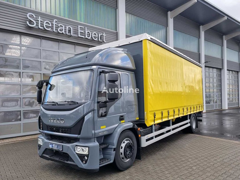 IVECO Eurocargo ML180E32/FP Curtainsider + LBW 2x AHK kamion sa klizna zavesa cerada