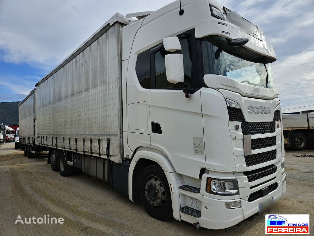 Scania S 450cv 6x2 2020 Retarder kamion sa klizna zavesa cerada + prikolica sa kliznom ceradom