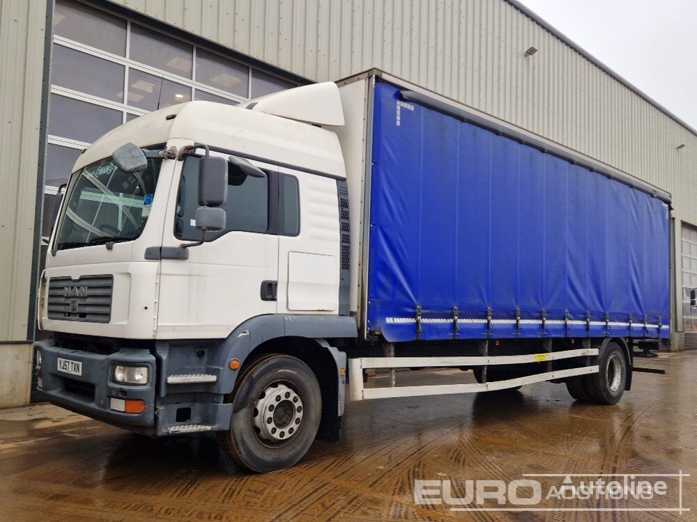 Prodaje se MAN 2007 MAN 4x2 Curtainsider Lorry, A/C, Automatic Gearbox (Tested kamion sa kliznom ceradom na aukciji