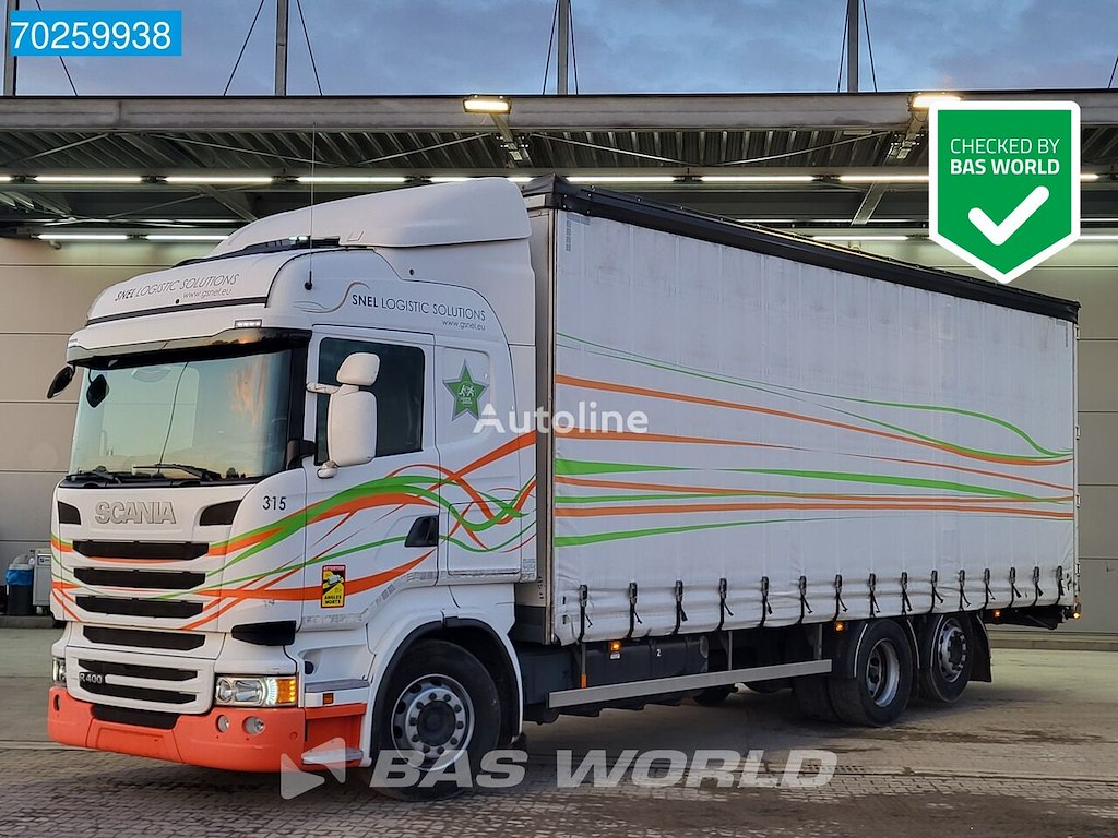 Scania R400 6X2 2x Tanks Lift+lenkasche EEV kamion sa klizna zavesa cerada