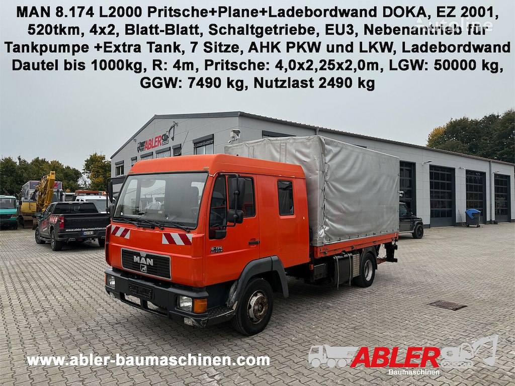 MAN 8.174 L2000 kamion s ceradom