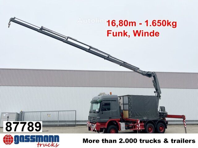 Mercedes-Benz Actros 3346 AK 6x6, WSK, SLT-AHK 250t, Heckkran kamion s ceradom