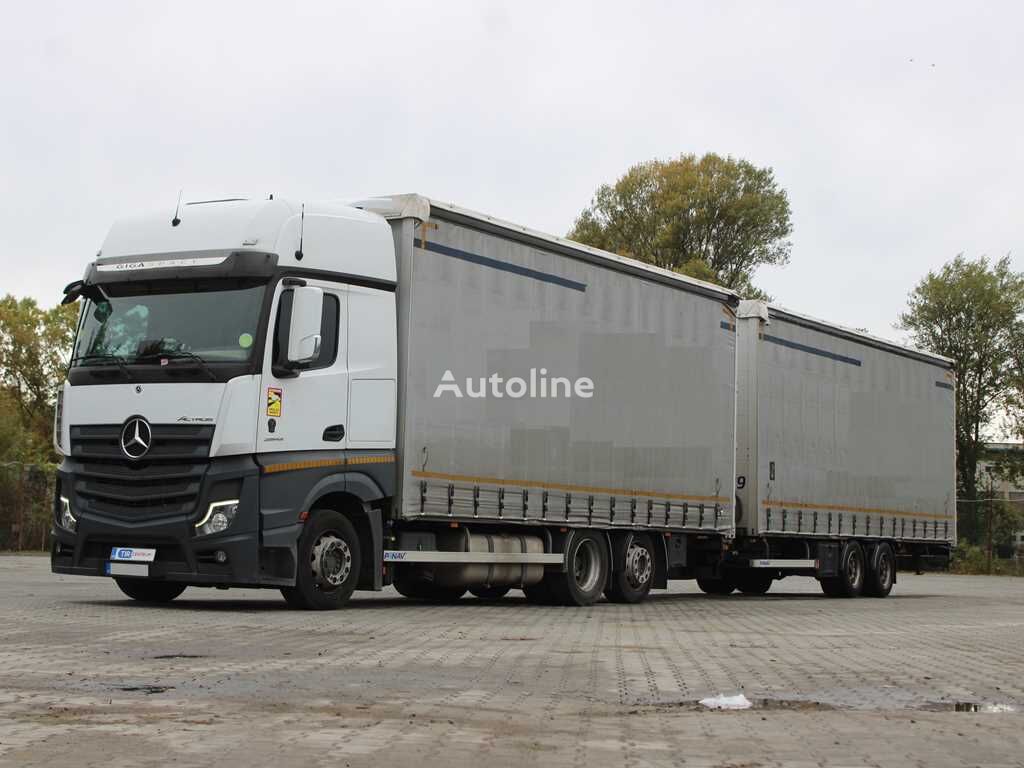 Mercedes-Benz Actros 254 kamion s ceradom + prikolica sa ceradom