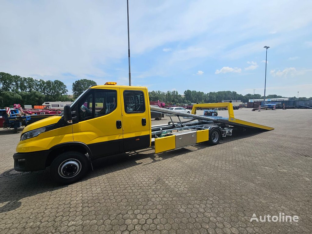 Novi IVECO "READY UNIT" Daily Doka 72C18D/P mit Schiebeplateau aus Stahl autotransporter