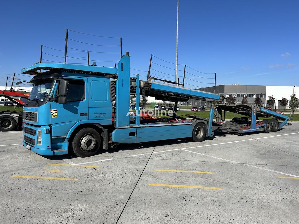 Volvo fm400 kassbohrer metago autotransporter + prikolica autotransportera