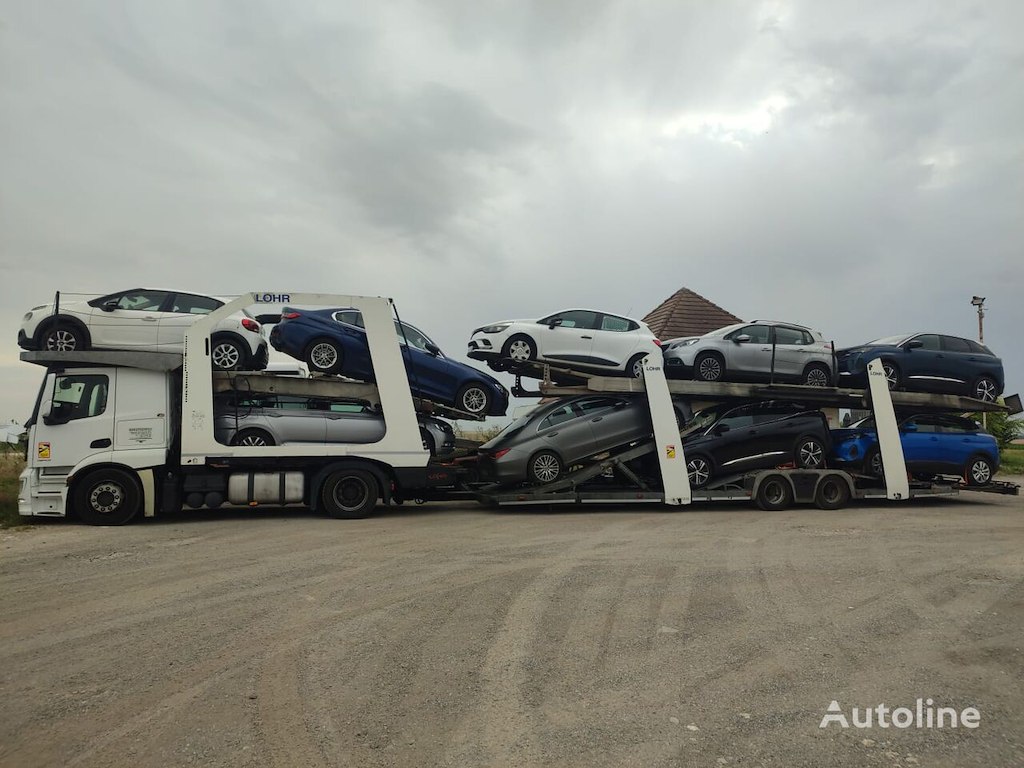 Mercedes-Benz Actros 1943 autotransporter + prikolica autotransportera