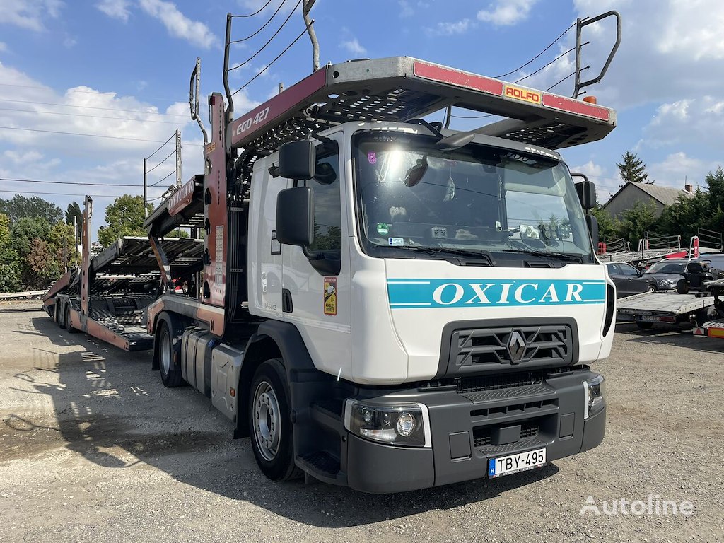 Renault D Wide autotransporter + prikolica autotransportera