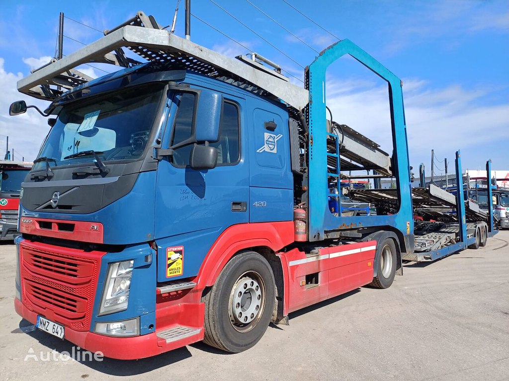 Volvo autotransporter + prikolica autotransportera