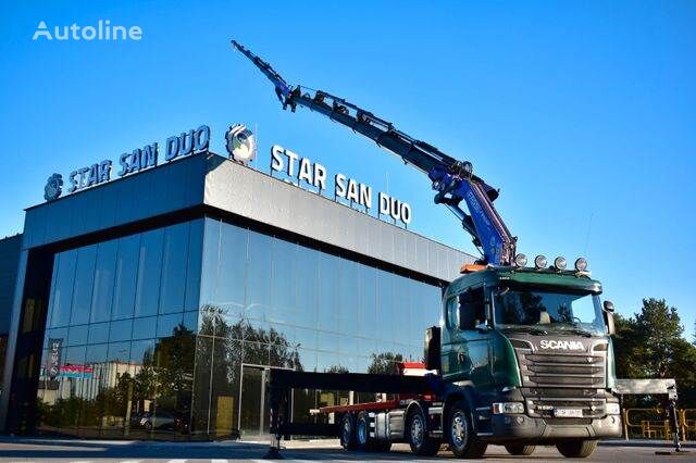 Scania R 520 8x2 FASSI F 950 FLY JIB EURO 6 Kran CRANE kamion platforma