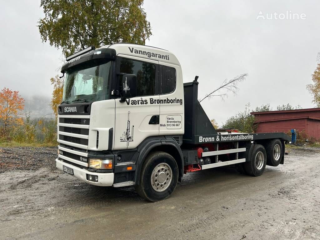 Scania R 164 - Ny EU - 1 Eier kamion platforma