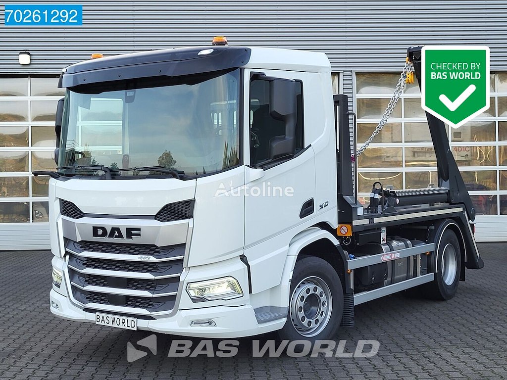 Novi DAF XD 410 4X2 14 Tonnes VDL Skiploader GSR ACC LED Euro 6 kamion autopodizač kontejnera