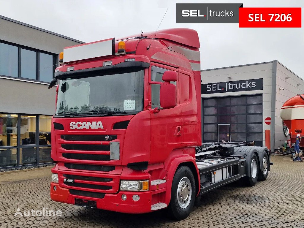 Scania R490 LB6X2*4MNA Retarder / Lenkachse / Liftachse kamion autopodizač kontejnera