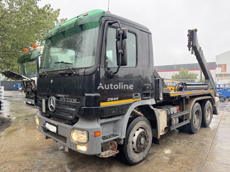 Mercedes-Benz ACTROS 2648 6x4 absetz tipper -3 pedals kamion autopodizač kontejnera