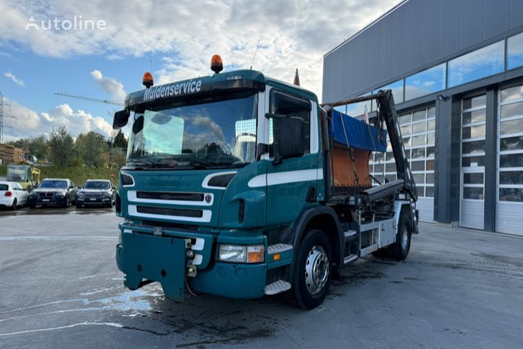 Scania P380 4x2 Schneeschild kamion autopodizač kontejnera