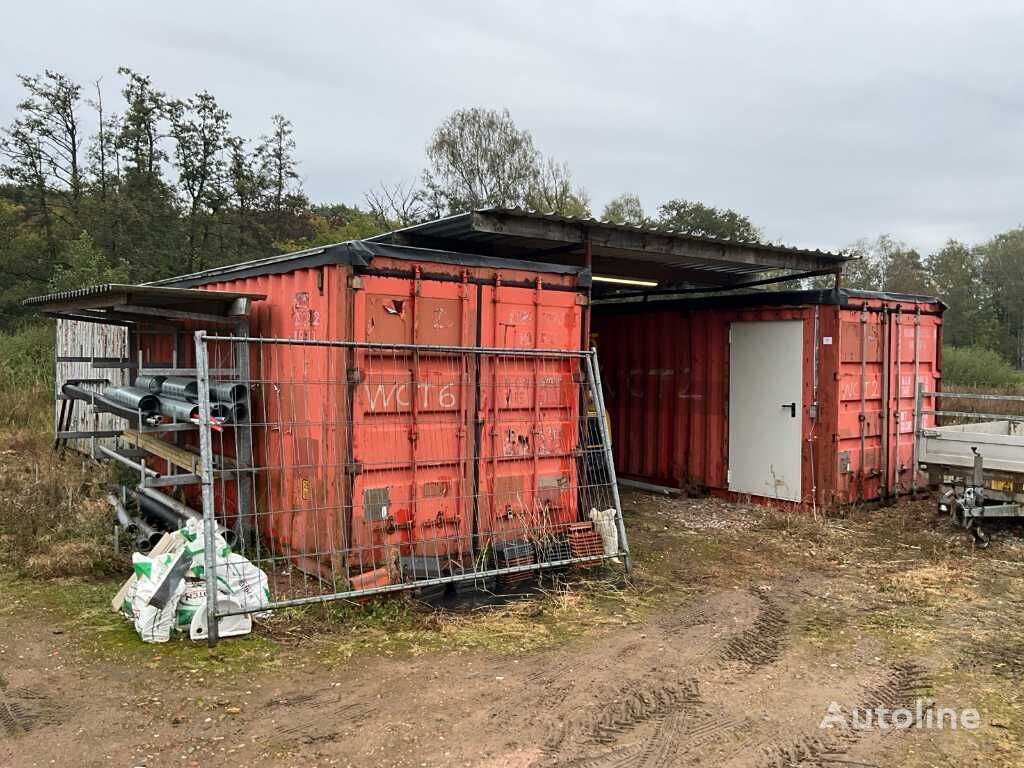 Prodaje se 4 Storage/20 ft containers in construction form kontejner 20 stopa na aukciji