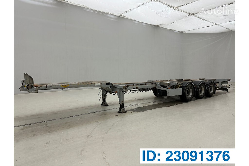 Broshuis Polyvalent skelet ADR 2 x 20-30-40-45 ft vozilo za prevoz kontejnera