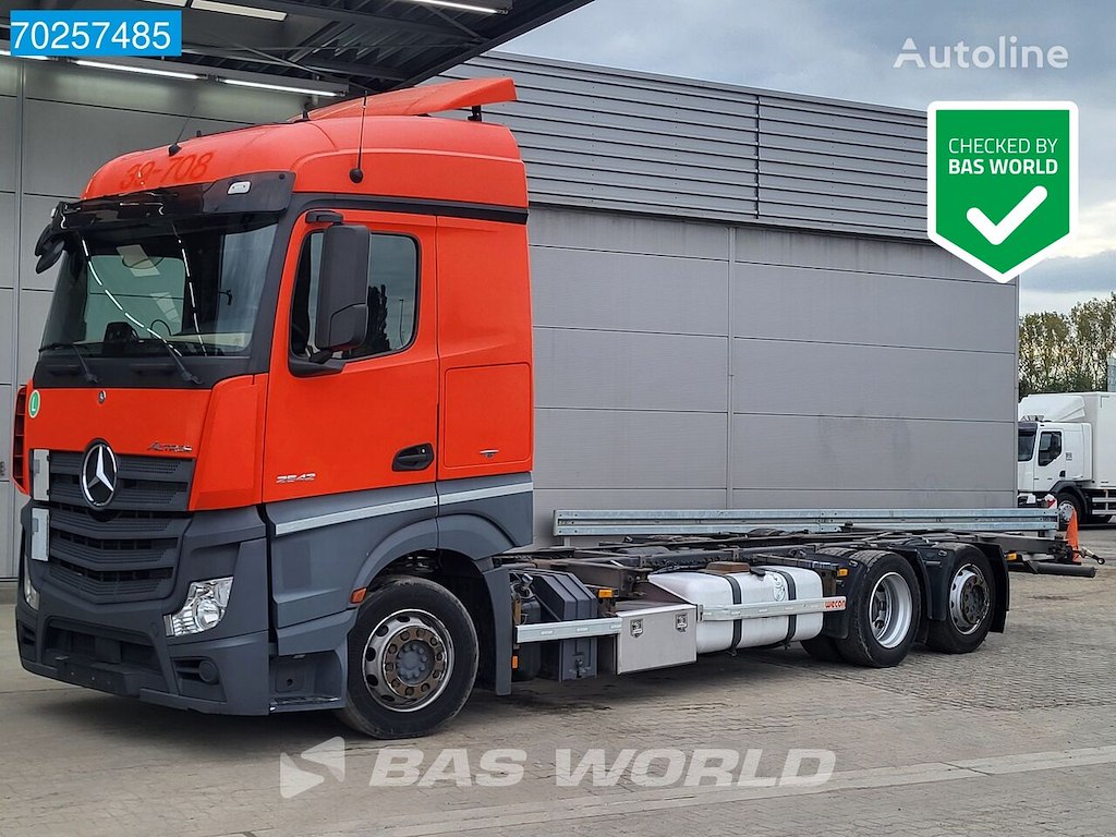 Mercedes-Benz Actros 2542 6X2 StreamSpace 2x Tanks vozilo za prevoz kontejnera