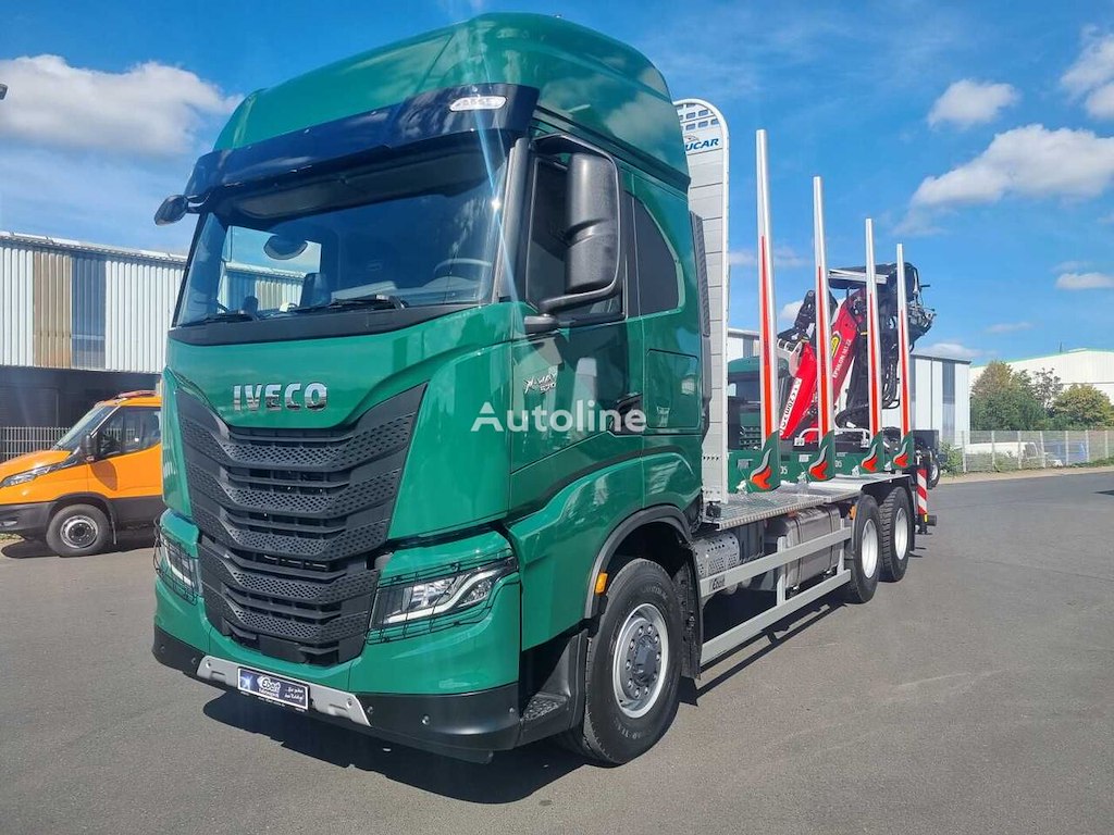 IVECO X-Way AS300X57 Z/P HR ON+ 6x4 (6x6 Hi Traction) kamion za prevoz drva