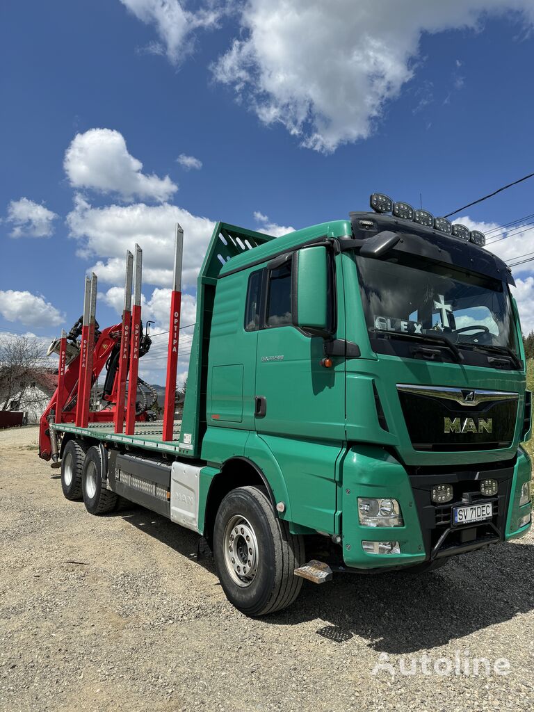 MAN TGX 33.500 kamion za prevoz drva