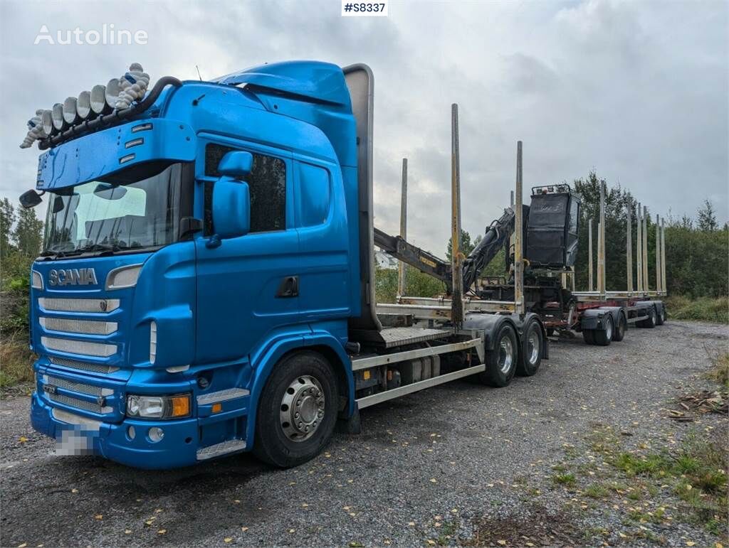 Scania R730 kamion za prevoz drva