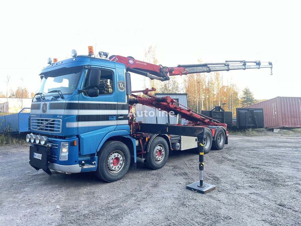 Volvo FH 12-460 8×4 kamion sa kukom za podizanje tereta