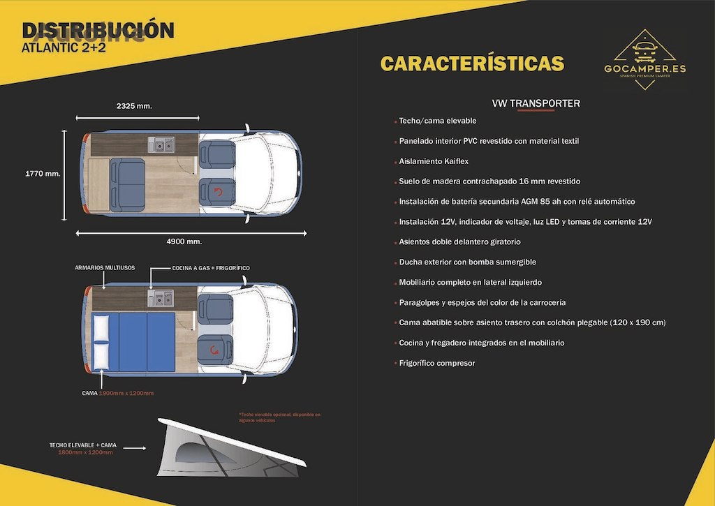 Volkswagen T6 MIXTA 6 PLAZAS IDEAL para Camperizar !!!! 2018 kuća na točkovima