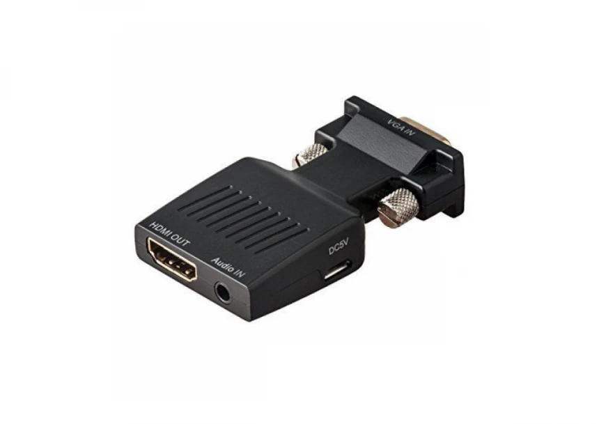 Adapter-konverter FastAsia VGA/M - HDMI/F PLUG IN