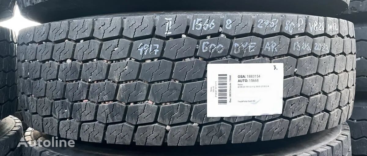 Novi Roată camioane 295/80R22.5, profil adânc, uzată 60% točak