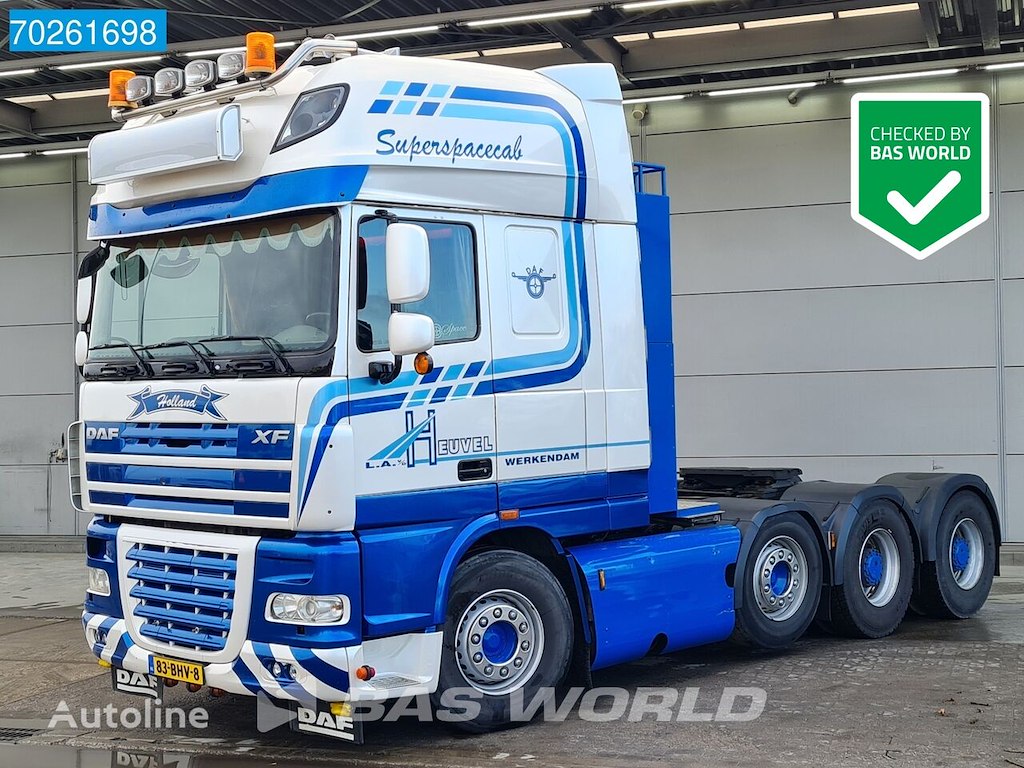 DAF XF105.510 8X4 NL-Truck Retarder SSC 2x Tanks Lift+Lenkachse Euro tegljač