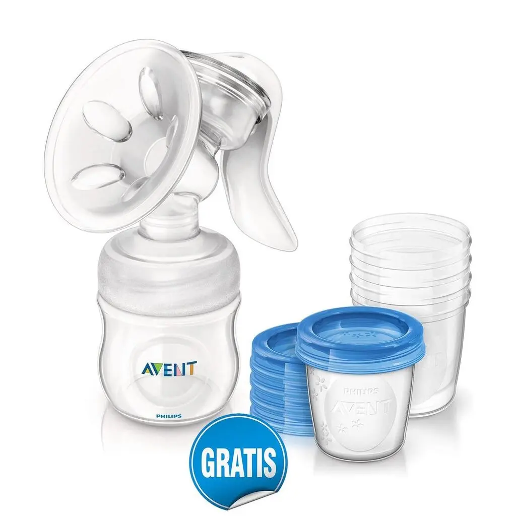 PHILIPS AVENT 5772 Natural Set pumpica za izmlazavanje i Via šolje sa poklopcima, 5 kom