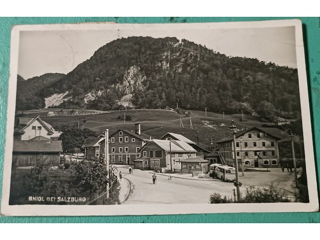 Razglednica..Gnigl Bei Salzburg...cenzura...1947