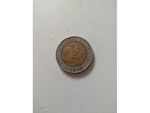 10 pisoa Filipini, 2010.