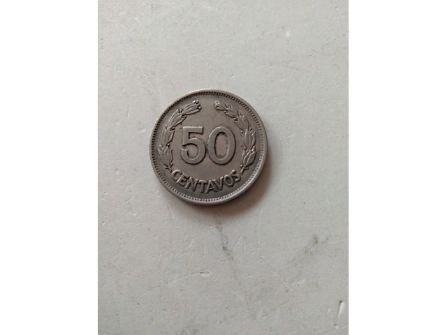 50 centi Ekvador, 1963.