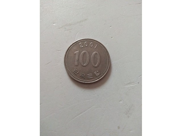 100 Vona, Južna Koreja, 2001.