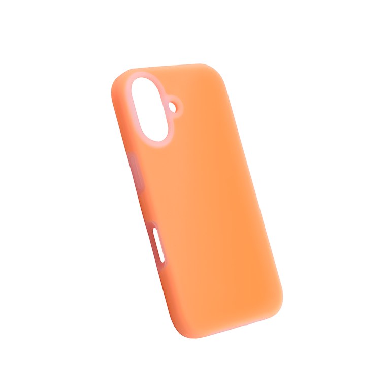 TPU/PC FLUORESCENT for iPhone 16 (6.1") narandžasta