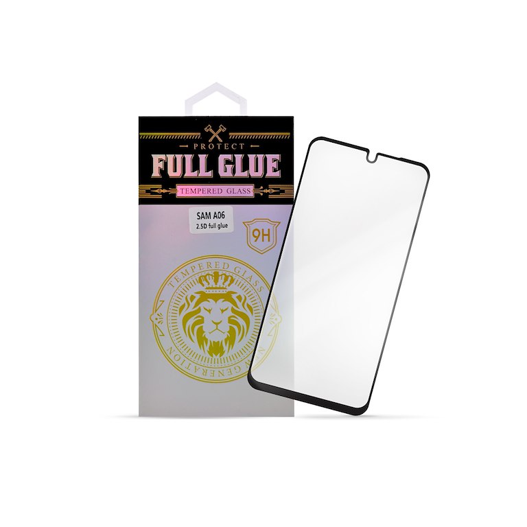 Nalepnica Display-a Glass 2.5D FULL GLUE for SM-A065F (Galaxy A06) black