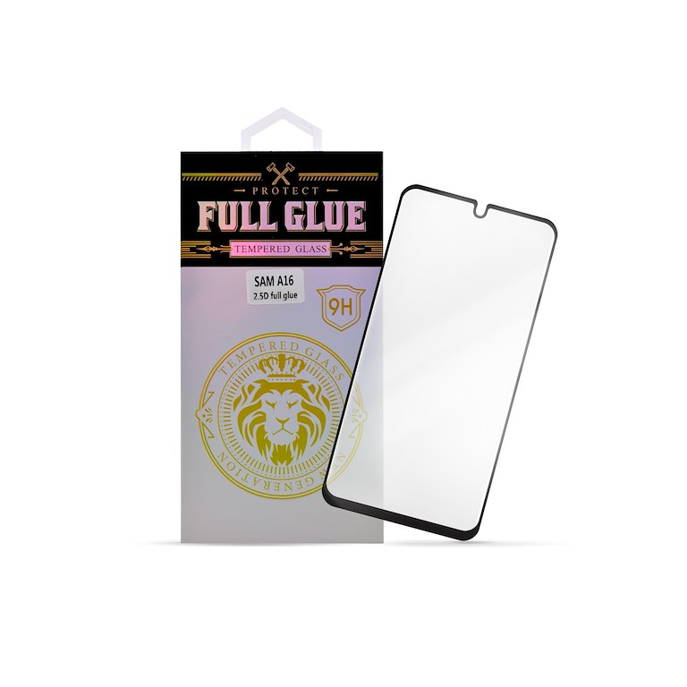 Nalepnica Display-a Glass 2.5D FULL GLUE for SM-A165F/A166B (Galaxy A16 4G/5G) black