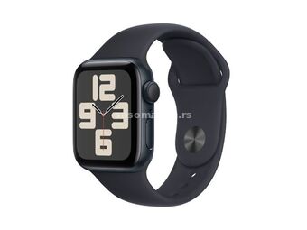 APPLE Pametni sat SE (2. gen) 44mm GPS Midnight/Midnight Sport narukvica M/L